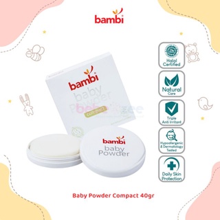 Jual Bambi Baby Powder Compact - Prickly Heat 40g/Bedak Padat Biang ...