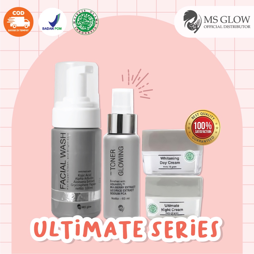 Jual PAKET ULTIMATE MS GLOW FREE POUCH | Shopee Indonesia