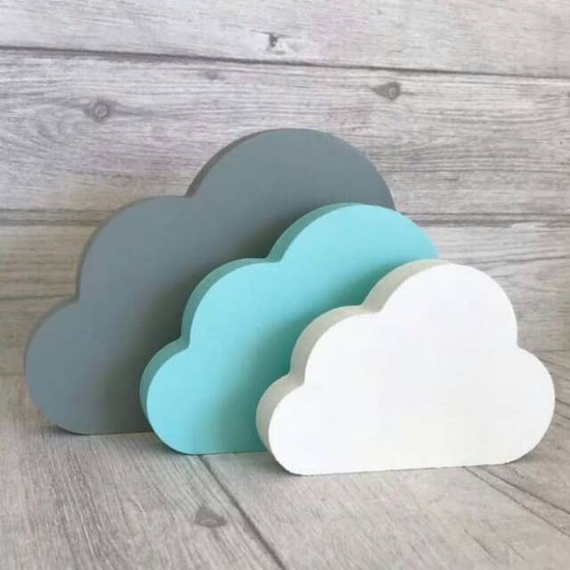 hiasan dinding/dekorasi dinding model awan | Shopee Indonesia