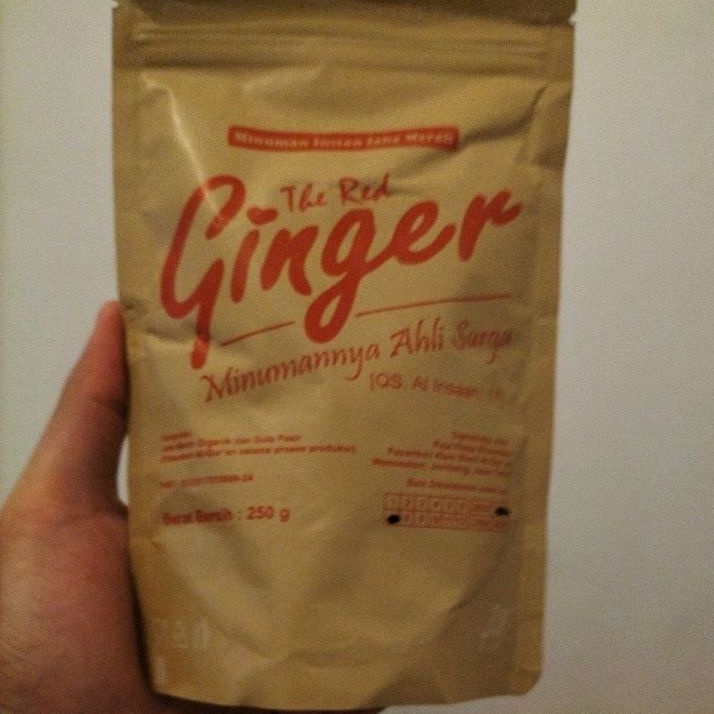 Jual Minuman Instant Jahe Merah - The Red Ginger - Serbuk Jahe Merah Organik - jahe merah asli ...