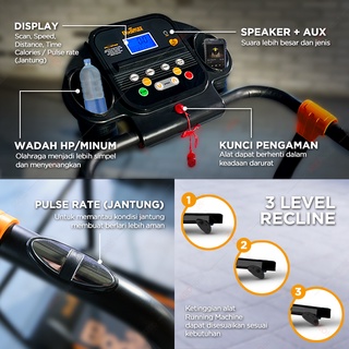 Jual Bodimax New Running Machine / Treadmill / Alat Olahraga / Fitness ...