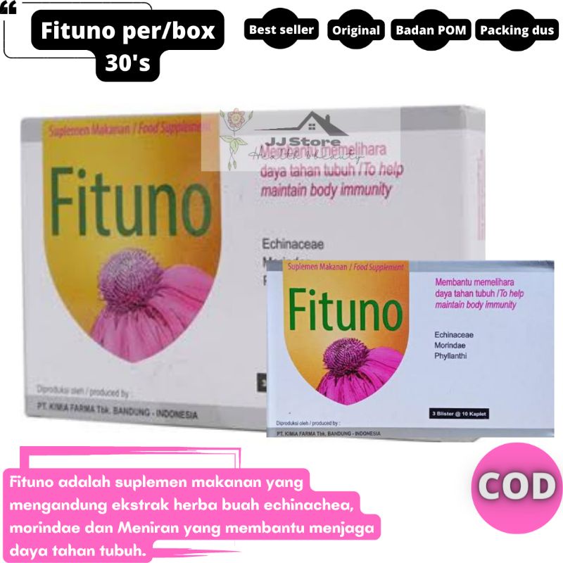 Jual Fituno per/box 30 kaplet | Shopee Indonesia
