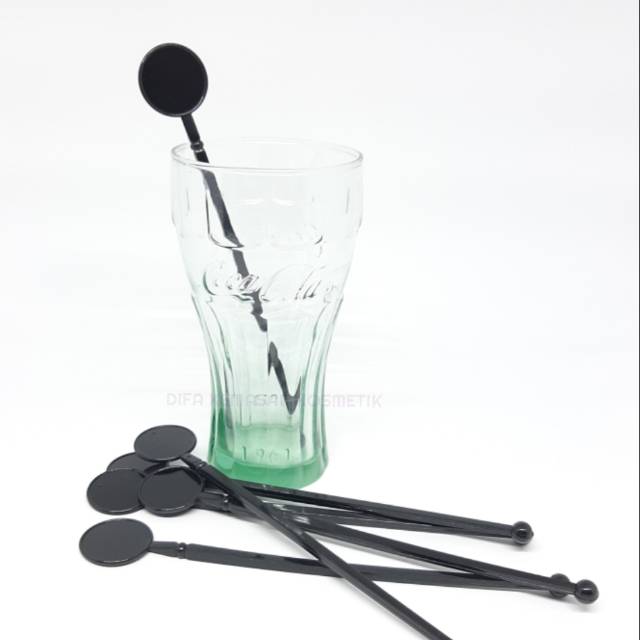 Jual Stirrer pengaduk minuman plastik = sedotan warna hitam | Shopee ...