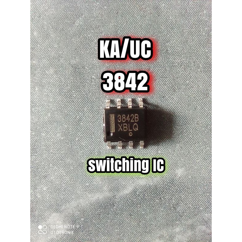 Jual Ic switching KA UC 3842 SMD untuk charger motor listrik | Shopee Indonesia