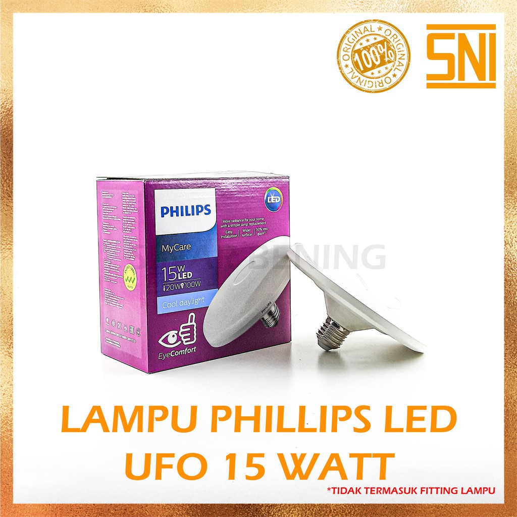Jual PHILIPS LED UFO - 15W (Cahaya KUNING/ PUTIH) | Shopee Indonesia