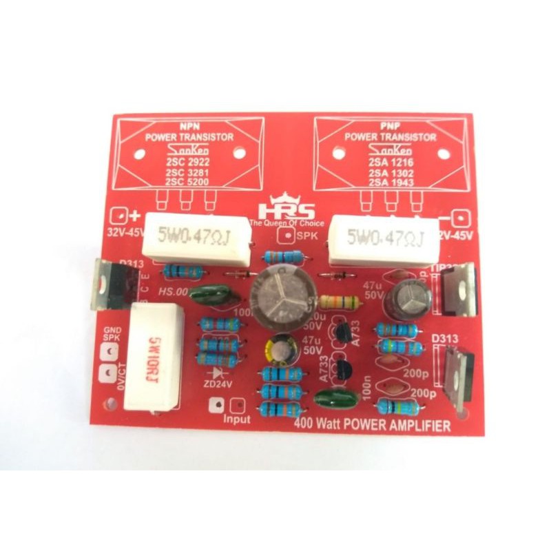 Jual Driver Power Amplifier Sanken Mono Safari 400 Watt Indonesia|Shopee Indonesia