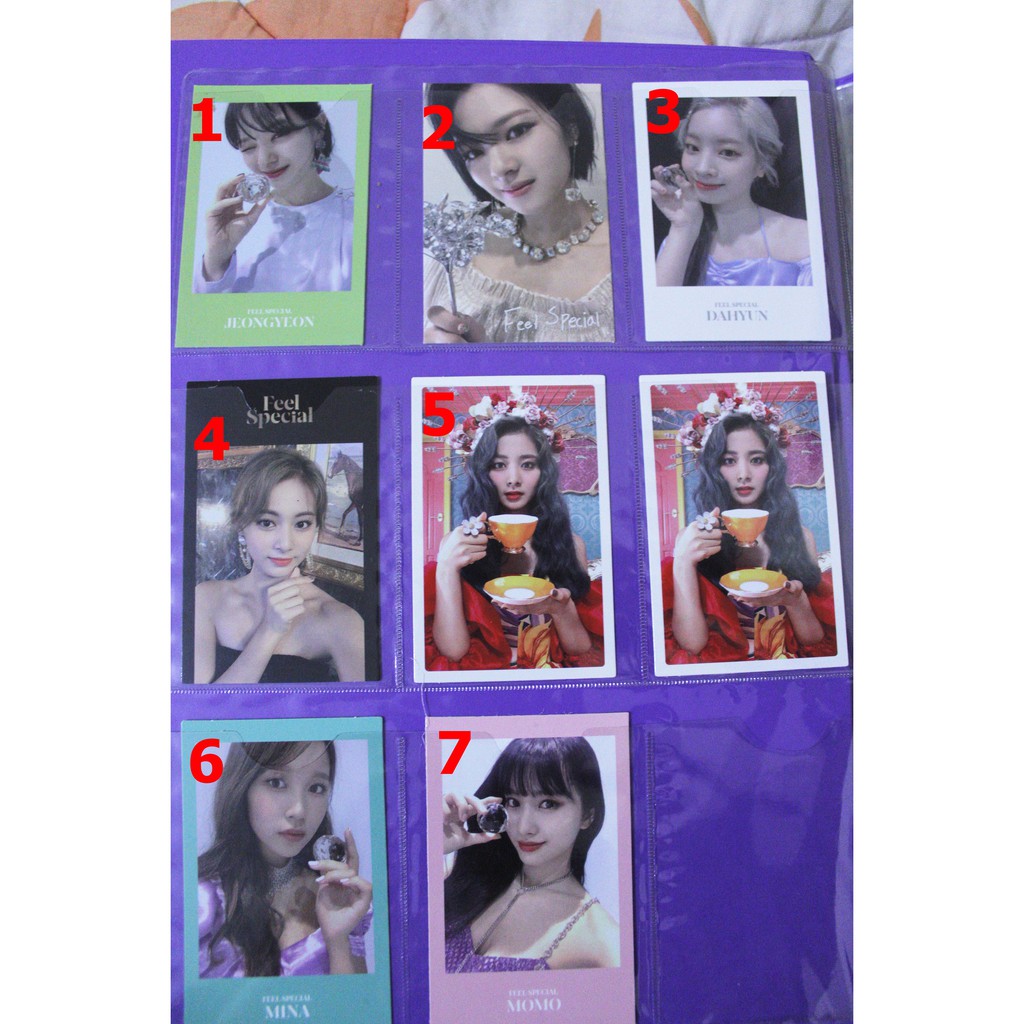 Jual Photocard TWICE FEEL SPECIAL Jeongyeon,Momo,Sana,Jihyo,Mina,Dahyun,Chaeyoung,Tzuyu | Shopee ...