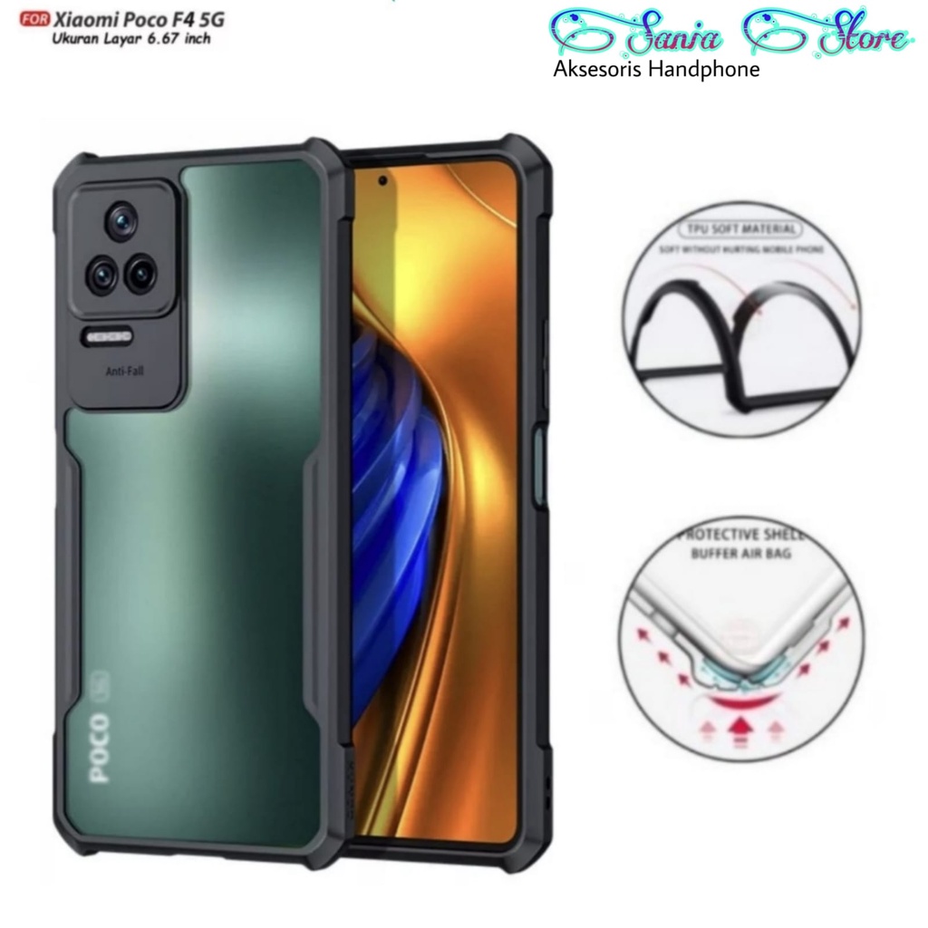 Jual Case XIAOMI POCO F4 5G Casing Shockproof Transparan Camera Protection | Shopee Indonesia