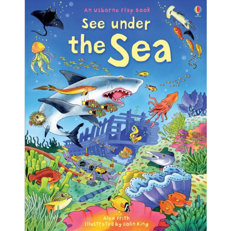 Jual An Usborne Flap Book See Under The Sea with over 80 flaps to lift ...
