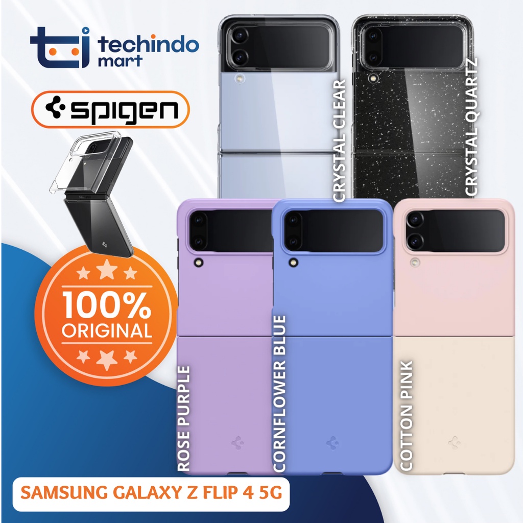Jual Case Samsung Galaxy Z Flip 4 Spigen Air Skin Hardcase Slim Thin Casing | Shopee Indonesia