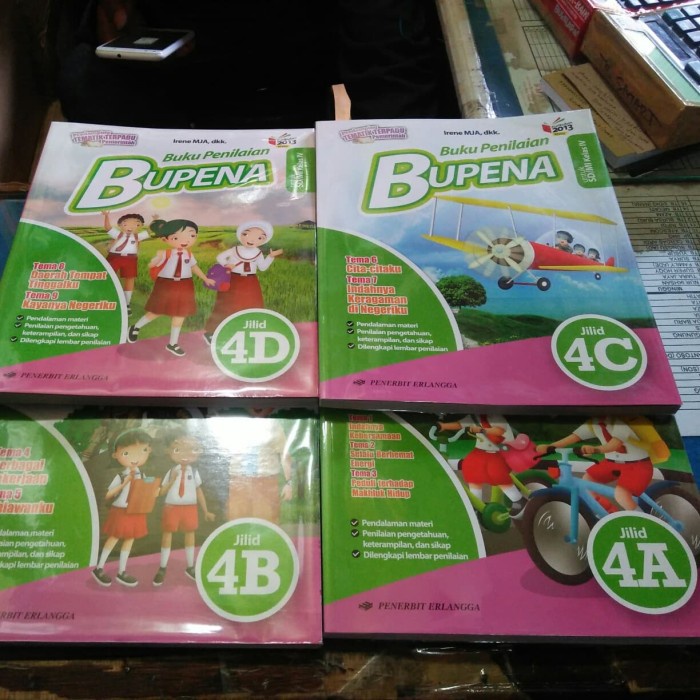 Jual Buku Penilaian Bupena kelas 4 jilid 4A 4B 4C 4D | Shopee Indonesia