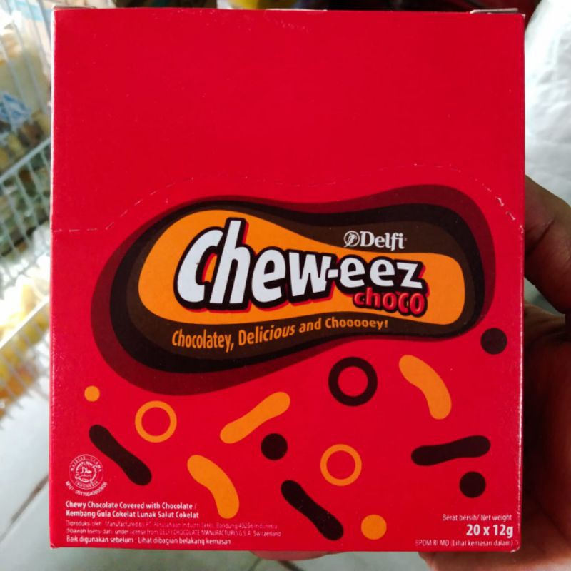 Jual PERMEN DELFI CHEWEEZ CHOCO 12gr - 20pcs | Shopee Indonesia