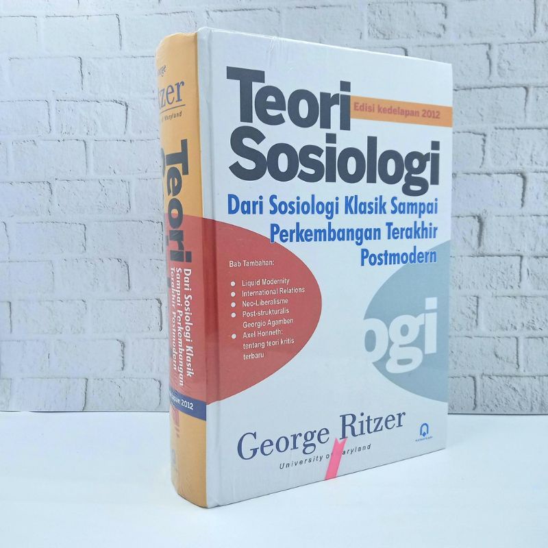 Jual Teori Sosiologi - George Ritzer (Original) Indonesia|Shopee Indonesia