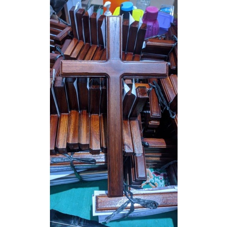 Jual Salib Kayu Jati Salib Kristen Salib Wonogiri | Shopee Indonesia