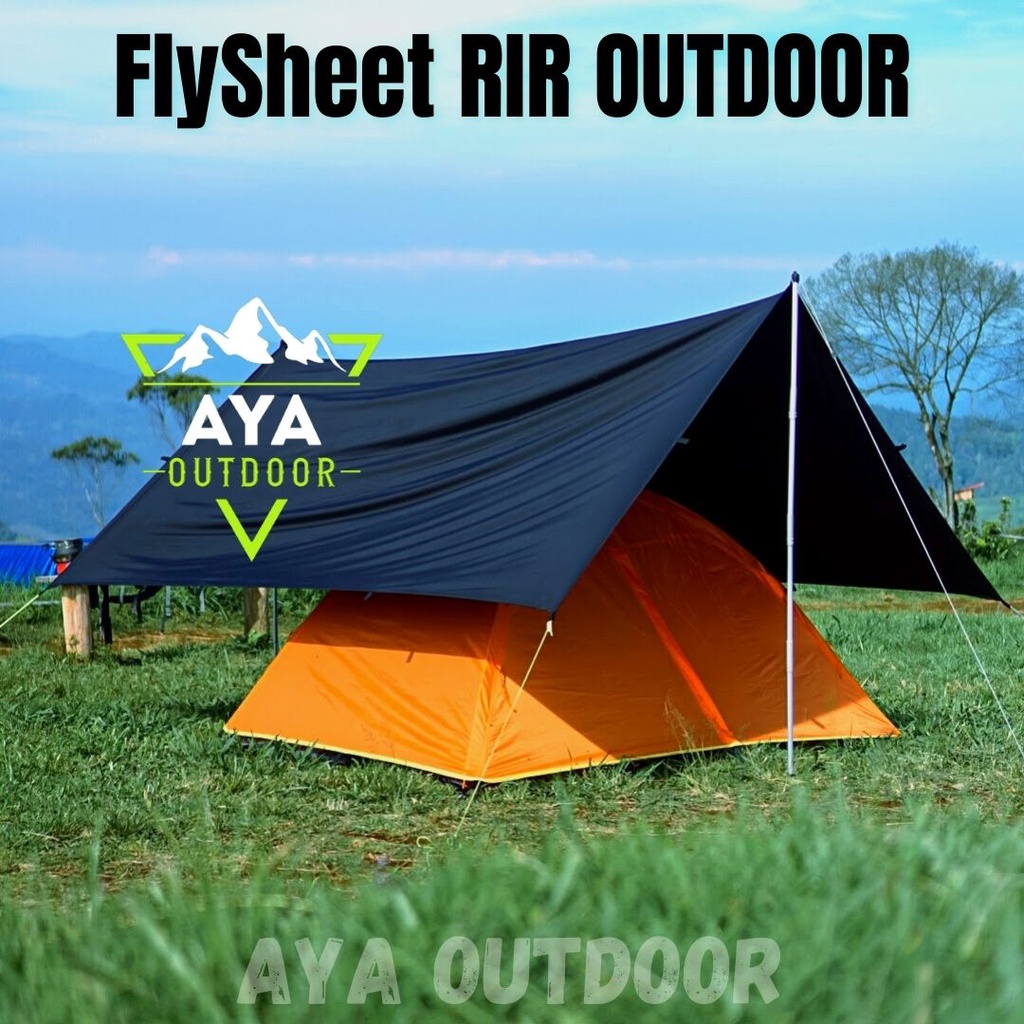 Jual FLYSHEET TENDA RIR OUTDOOR 100% WATERPROOF PENUTUP TENDA PELINDUNG ...