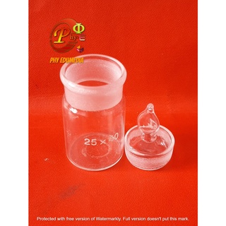 Jual Botol Timbang 25 x 40 mm / Weighing Bottle Tall Form With Glass ...