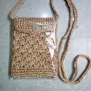 Jual TAS RAJUT HP SELEMPANG ( TAS HP) | Shopee Indonesia