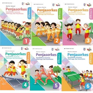 Jual BUKU PENJAS ORKES PJOK PENJASORKES SD 1 2 3 4 5 6 K2013 ERLANGGA ...