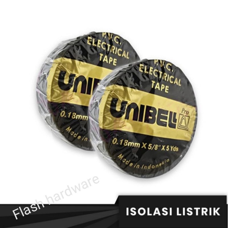 Jual isolasi lakban lem listrik unibell unibel pro hitam | Shopee Indonesia