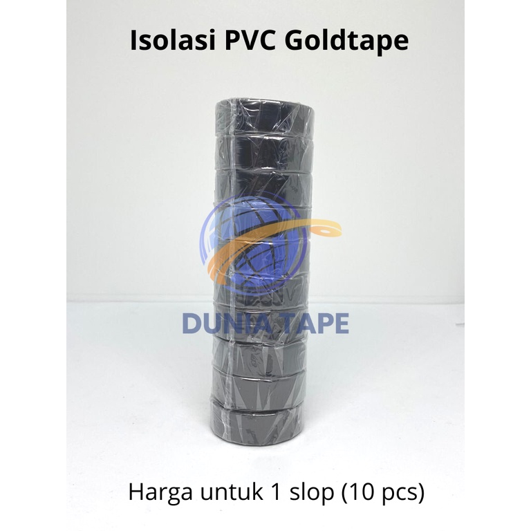 Jual Isolasi kabel gold tape hitam ( pvc goldtape) | Shopee Indonesia