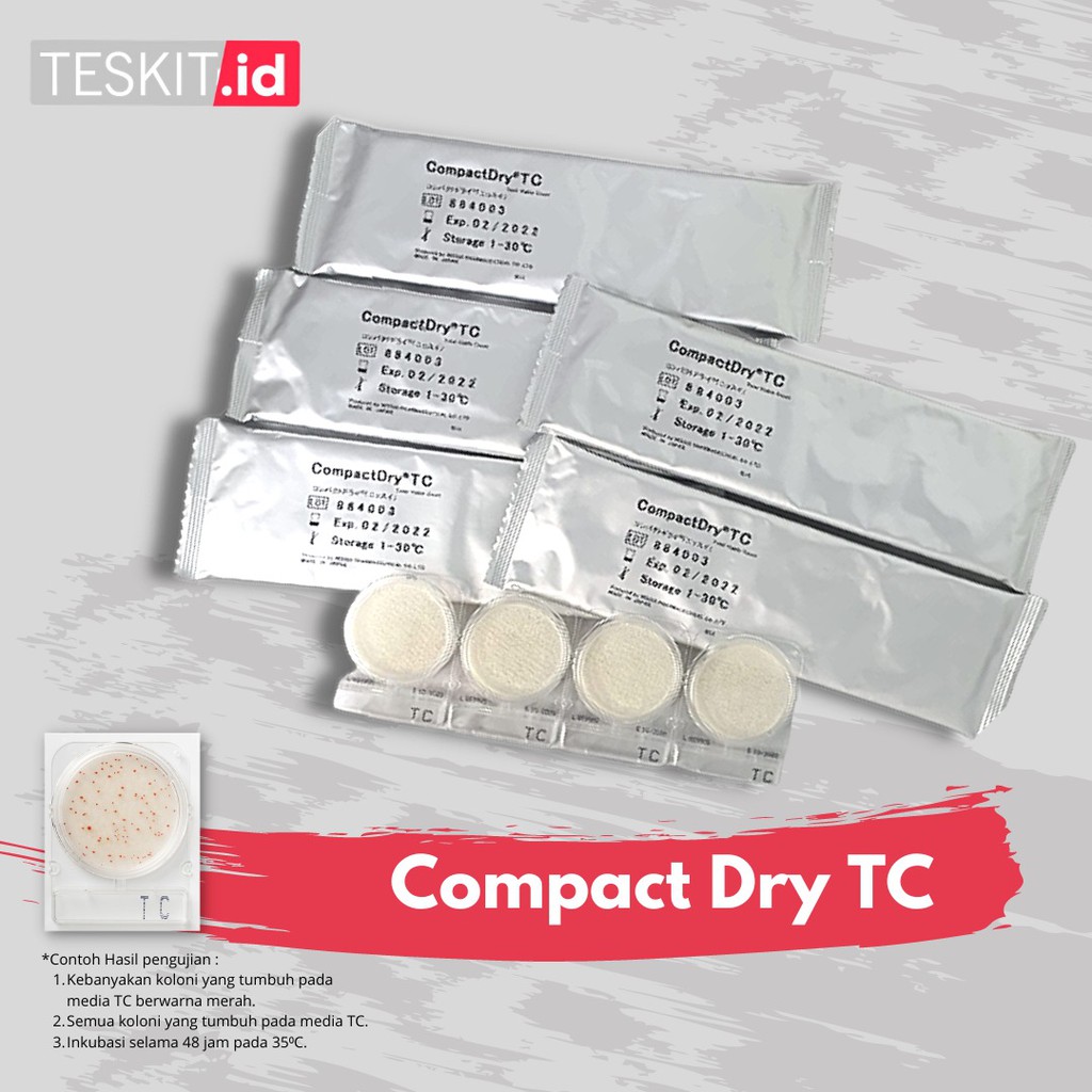 Jual Nissui Compact Dry TC isi 4 pack (Total Viable Count) Indonesia ...