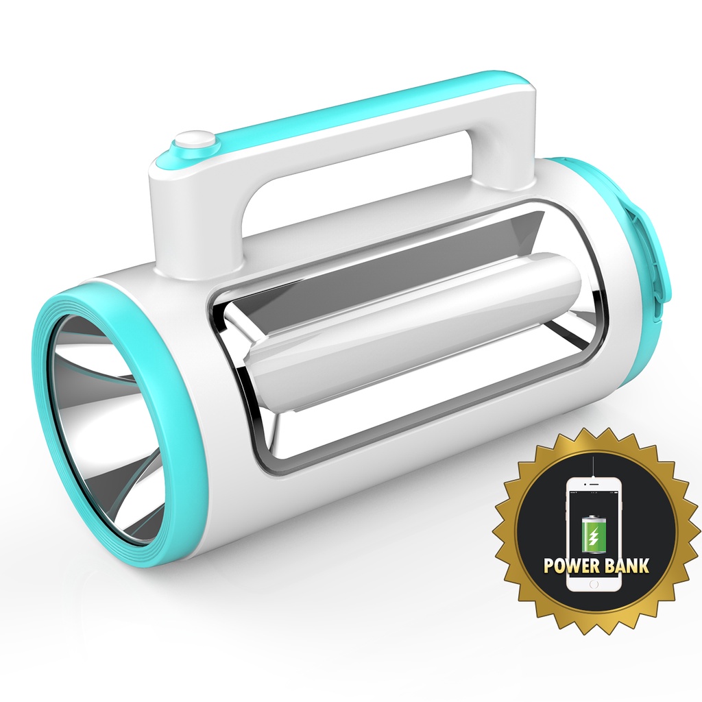 Jual AOKI Senter Multifungsi 10W+50SMD POWER BANK Indonesia|Shopee ...