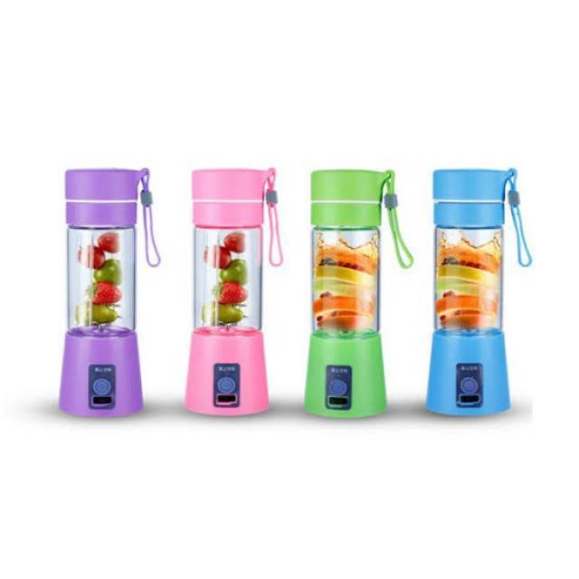 MINI BLENDER USB RECHARGEABLE 380 ML PORTABLE | Shopee Indonesia