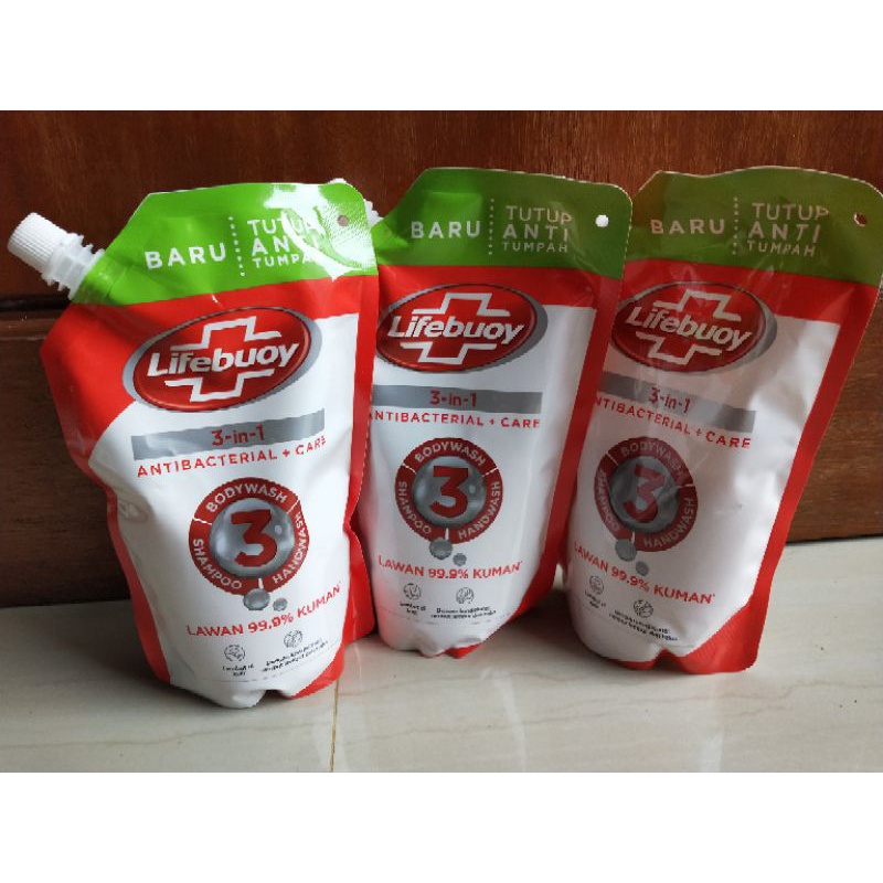 Jual LIFEBUOY Body Wash 3in1 Pouch 450ml/ Lifebuoy 400ml Indonesia ...