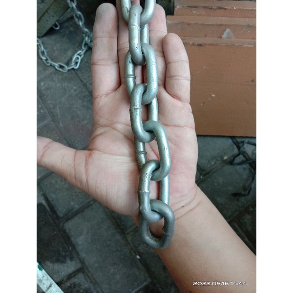 Jual Rantai Besi/Rantai Pengaman/Rantai Gembok 8 mm | Shopee Indonesia