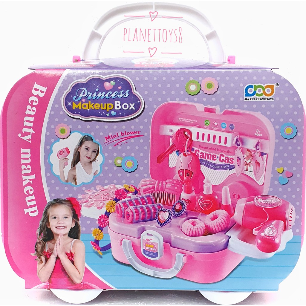 Jual Mainan Make up Alat Dandan Koper Beauty Princesss Box | Shopee ...