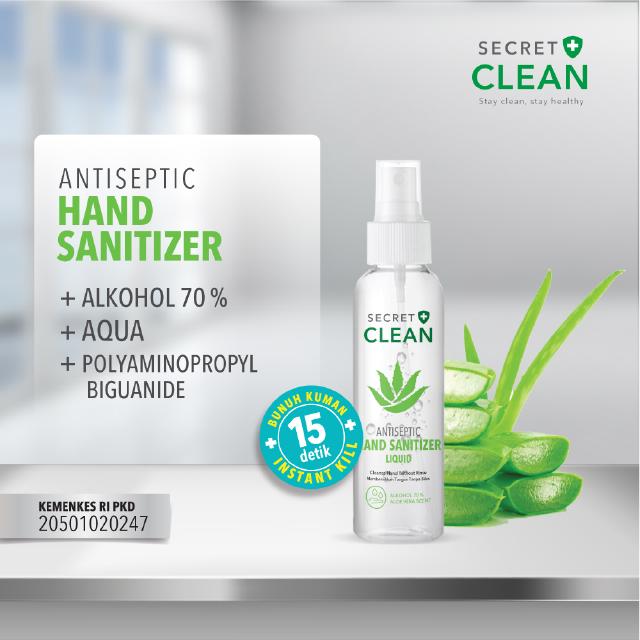 Jual Secret Clean Hand Sanitizer - 100 ml Spray Indonesia|Shopee Indonesia Jual Secret Clean Hand Sanitizer - 100 ml Spray Indonesia|Shopee Indonesia