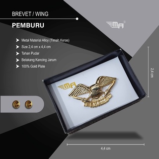 Jual WING PEMBURU TNI AD PDH BRIVET BREVET PIN PEMBURU TNI AD | Shopee ...