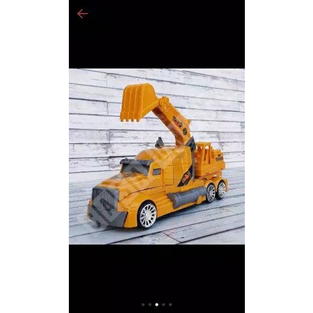 Jual MOBIL KERUK JADI ROBOT TRANSFORMER TRUK BEKO / MAINAN MOBIL JADI ...