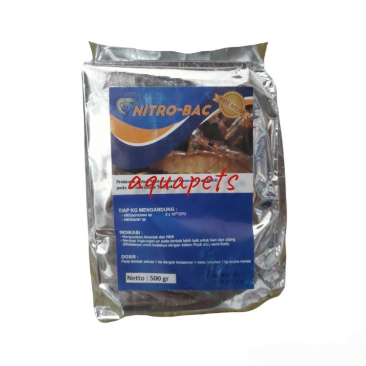 Jual Nitro-Bac Probiotic Nitrobacter Udang dan Ikan 500gr | Shopee ...