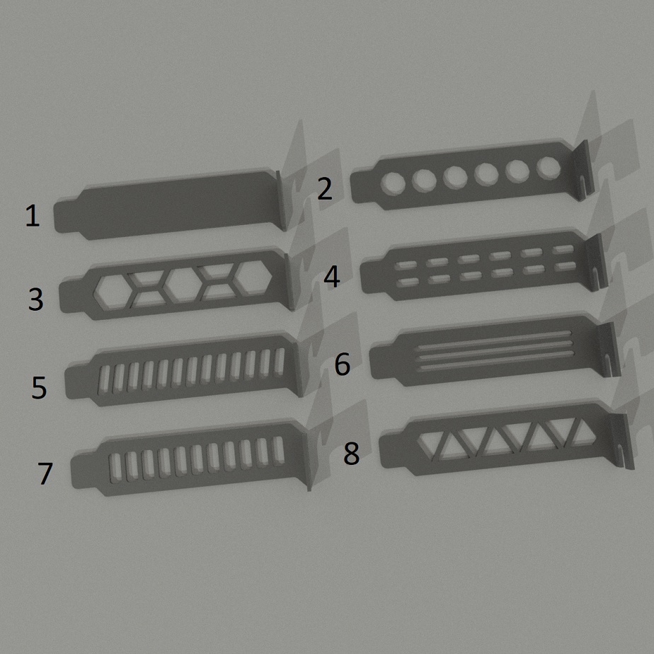 Jual Slot Cover PCIE PCI case casing PC Low Profile | Shopee Indonesia