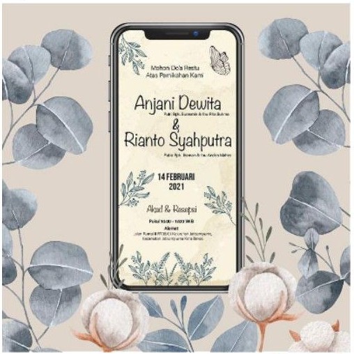 Jual Undangan Digital atau Digital invitation Indonesia|Shopee Indonesia