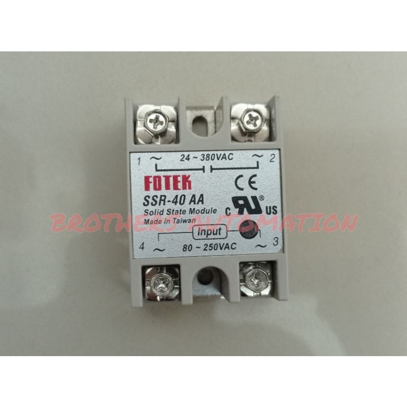 Jual Solid State Relay SSR-40 AA Fotek | Shopee Indonesia