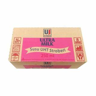 Jual Ultra milk susu uht stroberi 250 ml 24 pcs 1 dus stroberry 24pcs 1dus 250ML | Shopee Indonesia