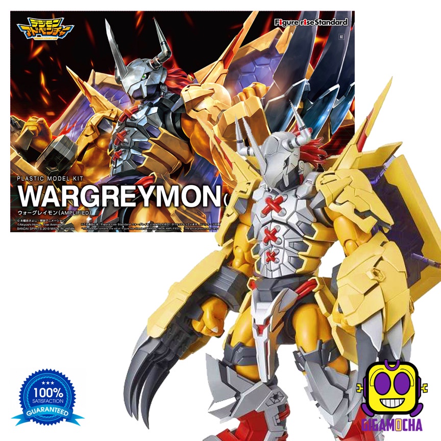 Jual Digimon Wargreymon Amplified Figure-rise Standard Model Kit BANDAI ...