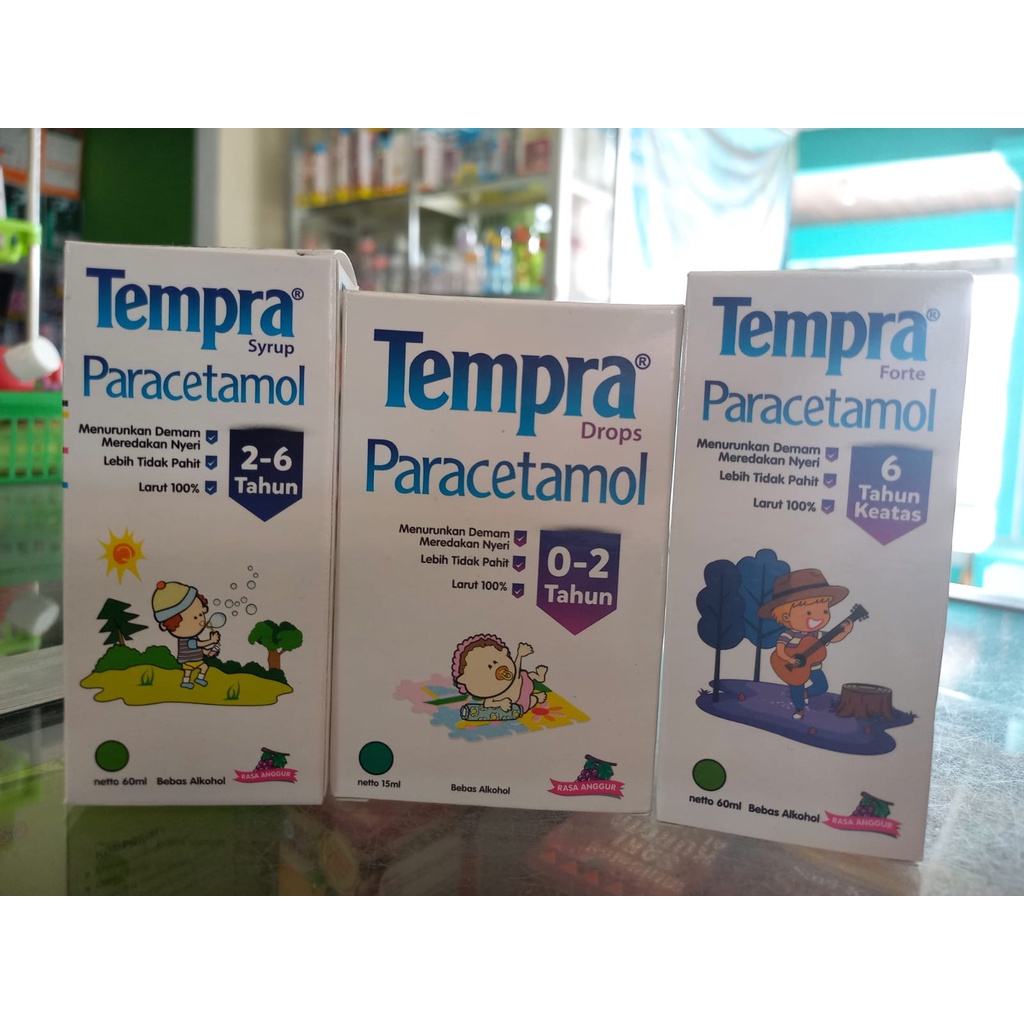 Jual TEMPRA SIRUP/Obat Demam/Obat Panas Anak | Shopee Indonesia