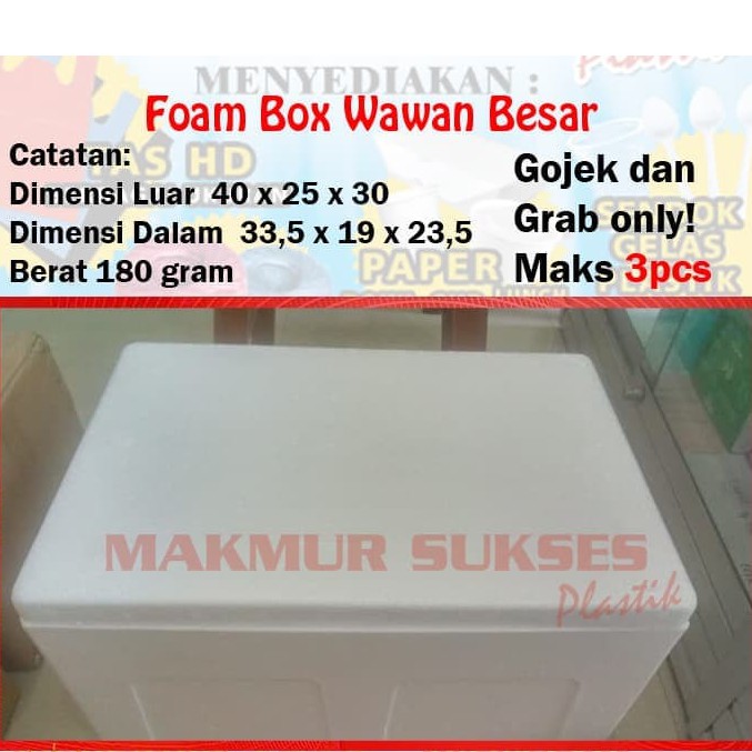 Jual Styrofoam box / Sterofoam box / Cooler Box / Box Gabus ...