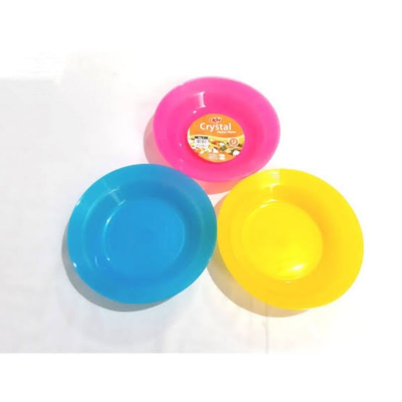 Jual MINI PLASTIC PLATE PIRING PLASTIK KECIL LEPEK WADAH MAKAN KUCING ...