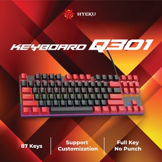 Jual Keyboard Hyeku Q-301 Wired Gaming Mechanical Keyboard 87 Keys Blue ...