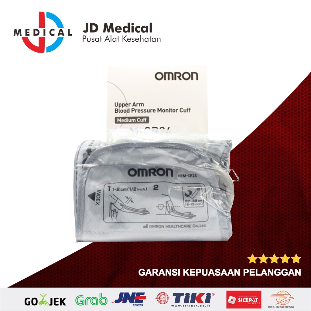 Jual Manset Tensi Omron HEM CL24 L Jumbo Cuff Tensimeter (32-42cm ...
