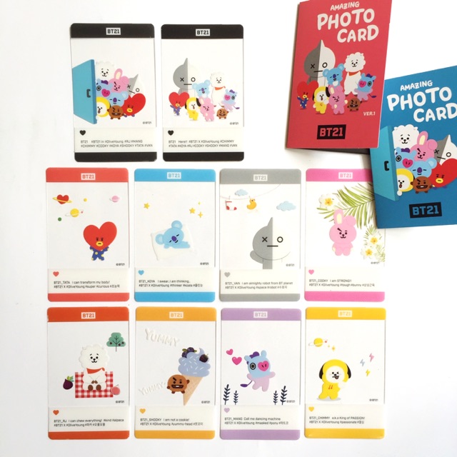 Jual BTS / BT21 - Amazing Photocard | Shopee Indonesia