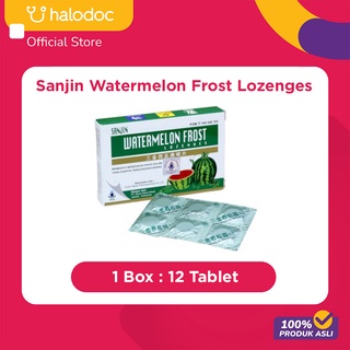 Jual Sanjin Watermelon Frost Lozenges 12 Tablet | Shopee Indonesia