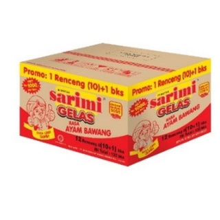 Jual 1 Dus / Karton Sarimi Gelas Rasa Ayam Bawang Isi 120 pcs | Shopee ...
