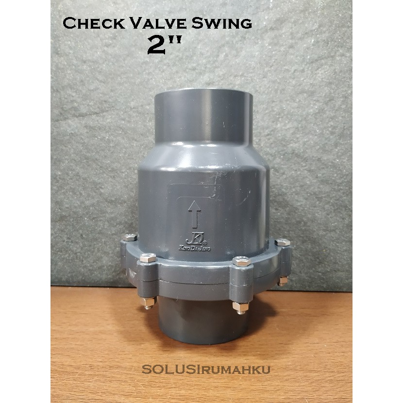 Jual Taboh Klep PVC 2" TAIWAN Hi-Quality / Swing Check Valve 2" Tabok 2 ...