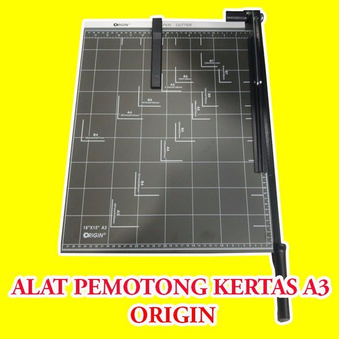 Jual Mesin Pemotong Kertas ORIGIN A3 / Paper Cutter / Alat Potong ...