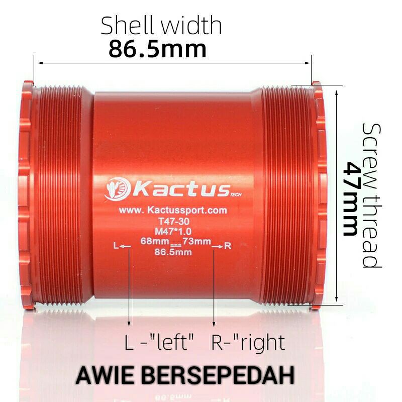 Jual BB T47 30mm bottom bracket bsa 30 mm ceramic bearing | Shopee ...